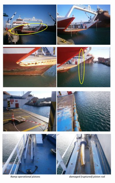 Roro Stern Ramp/Door Damage Survey On 03.01.2017 At Eskihisar To ...